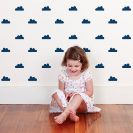 Cloud wall stickers store